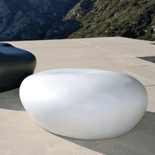 Cast Stone Pebble Garden Seat | Shopboxhill — Boxhill & Co., LLC