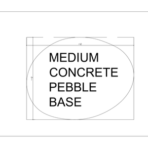 Cast Stone Pebble Garden Seat | Shopboxhill — Boxhill & Co., LLC