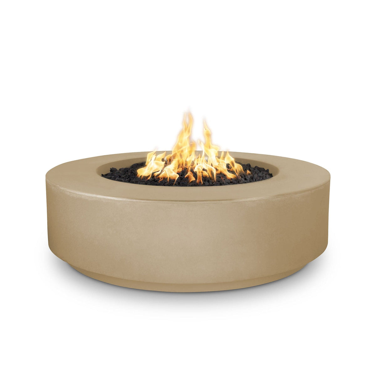 12" Tall Florence GFRC Concrete Fire Pit | Round Fire Table — Boxhill ...