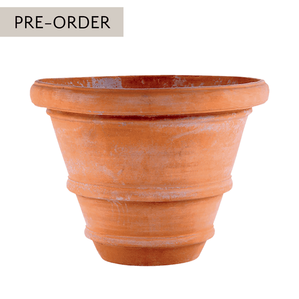 Italian Terracotta Artisan Rolled Rim Pot — Boxhill & Co., LLC