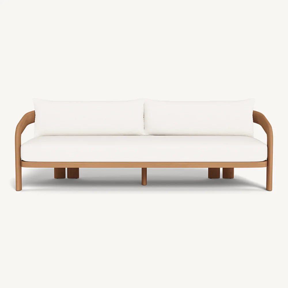 Boxhill Chloe 3 Seat Outdoor Teak Sofa — Boxhill & Co., LLC