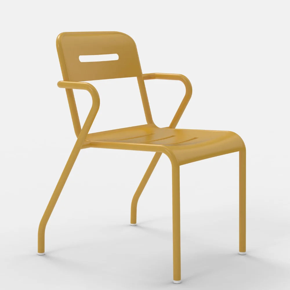 Genoa Aluminum Outdoor Stackable Side Chair | Boxhill — Boxhill & Co., LLC