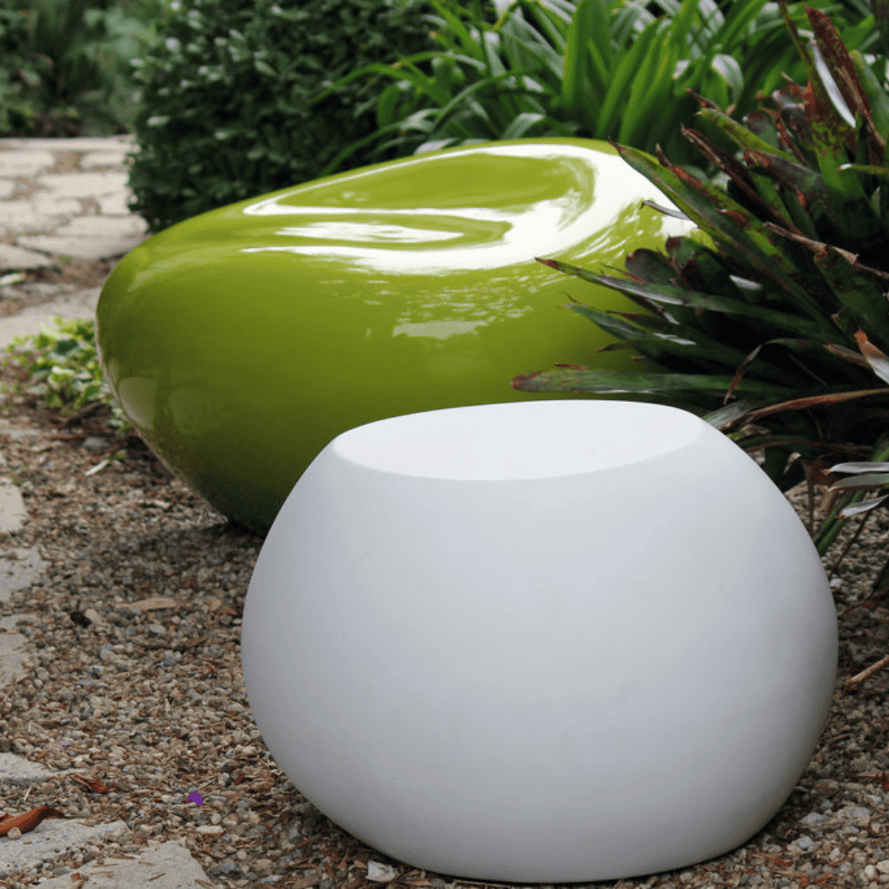 Cast Stone Pebble Garden Table | Shopboxhill — Boxhill & Co., LLC