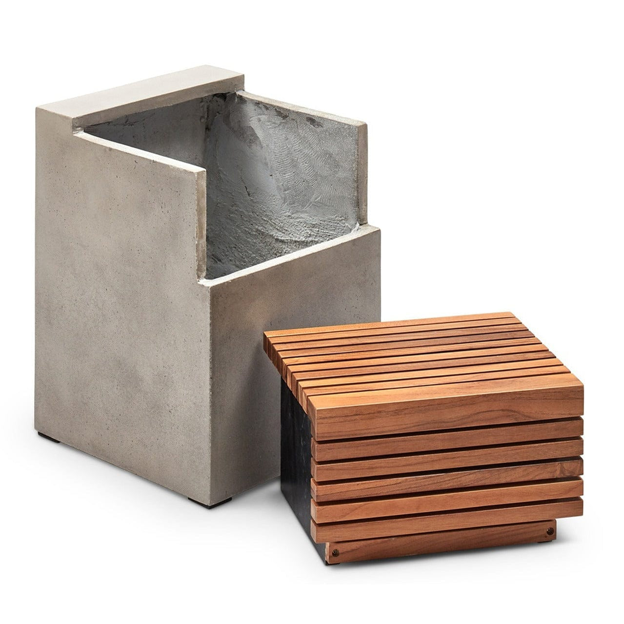 Stecca Alto Side Table & Stool | SHOPBOXHILL — Boxhill & Co., LLC