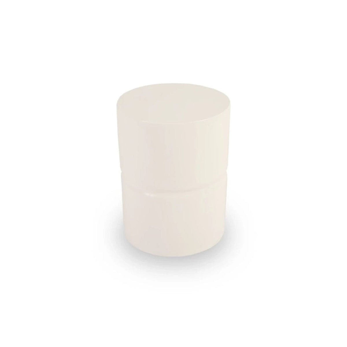 Stacked White Outdoor Stool / Side Table — Boxhill & Co., LLC